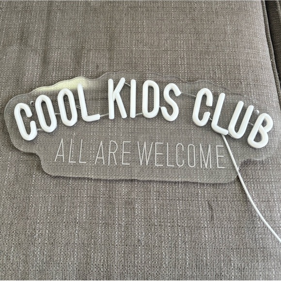 Accessories | Cool Kids Club Neon Sign | Poshmark